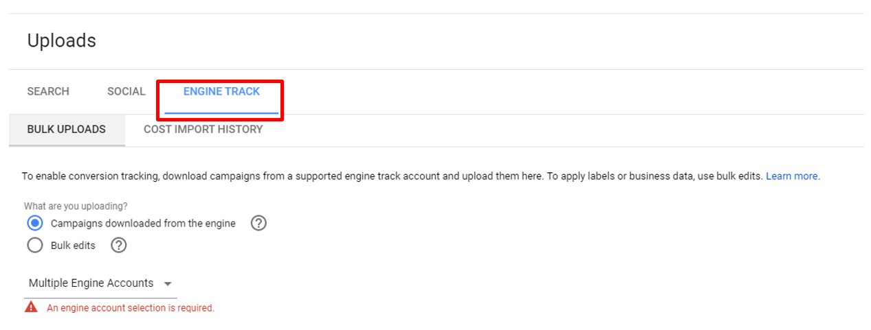 Conversion Tracking Via SA360 Perform Media